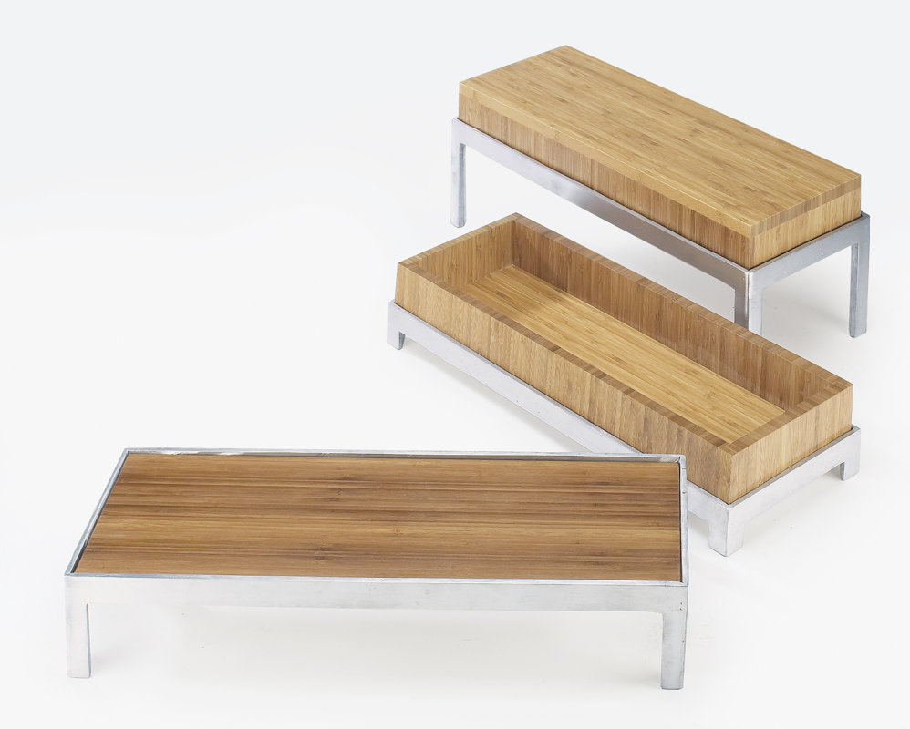 Cal-Mil Rectangle Aluminum Box Riser & Reviews | Wayfair