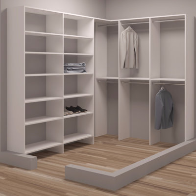 Free-Standing Closet Systems You'll Love | Wayfair