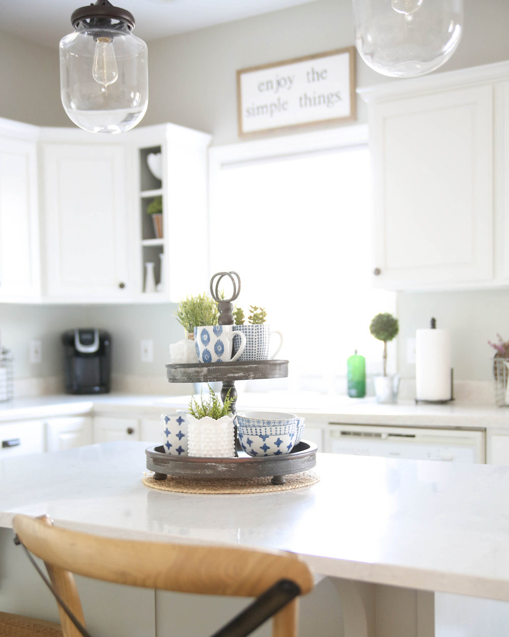 Before & After: A Bland Kitchen Gets a Farmhouse Pick-Me-Up | Wayfair