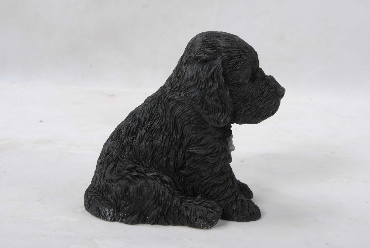 Hi-Line Gift Ltd. Sitting Cockapoo Puppy Statue & Reviews | Wayfair