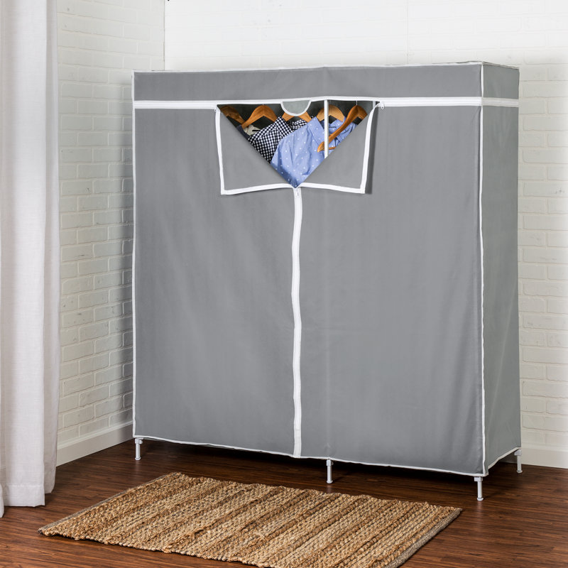 Honey Can Do 60" W Portable Wardrobe & Reviews | Wayfair