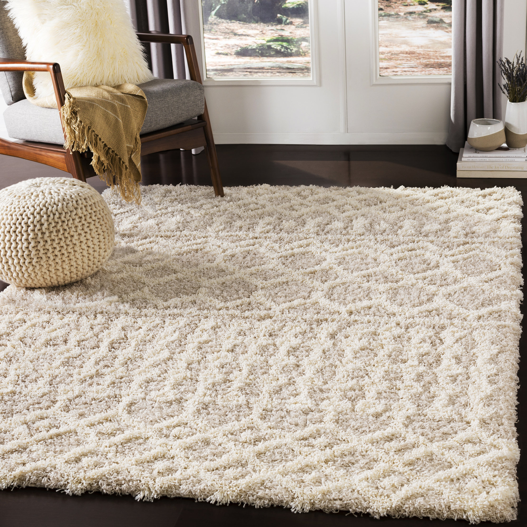 Union Rustic Woodmansee Bohemian Cream/Beige Area Rug | Wayfair