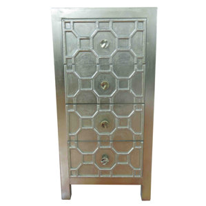 Silver Cabinets & Chests You'll Love | Wayfair