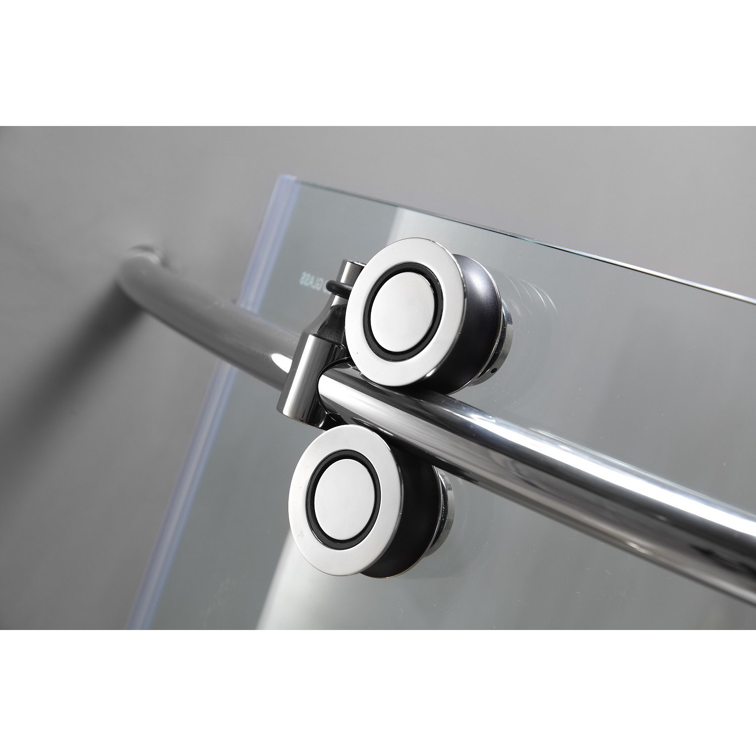 Aston Orbitus 38 5 X 38 5 X 75 Completely Frameless Round Shower