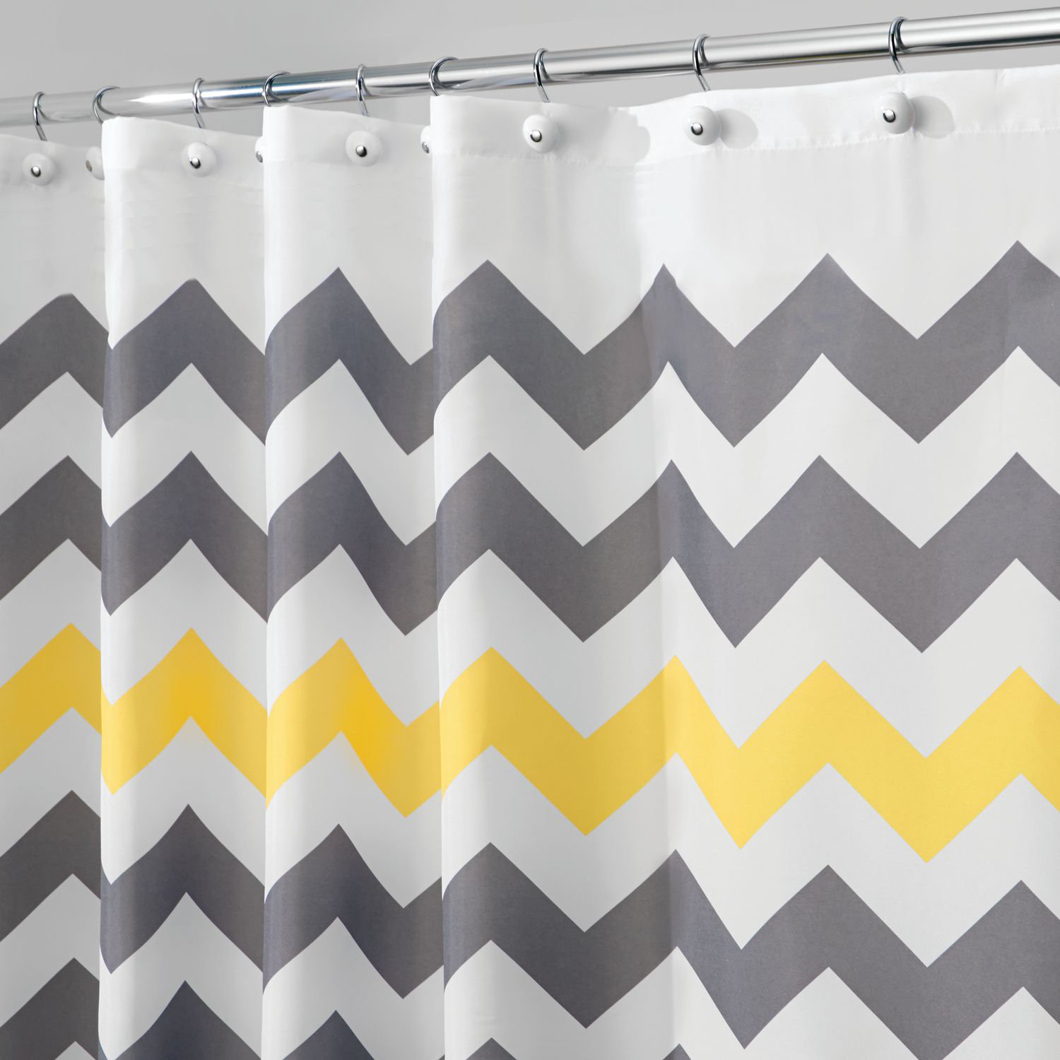 Interdesign Chevron Shower Curtain And Reviews Wayfair