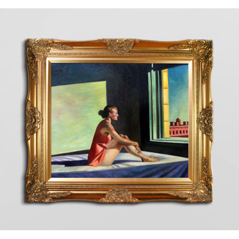 La Pastiche 'Morning Sun, 1952' by Edward Hopper Framed Painting Print ...