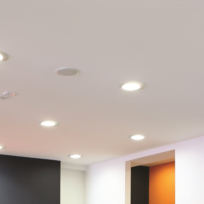 Lithonia Lighting 8W Ultra Thin 3 Dimmable Recessed Ceiling Lighting ...