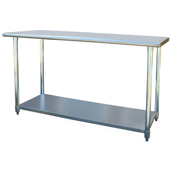 Stainless Steel Work Tables | Metal Workbenches You'll Love | Wayfair