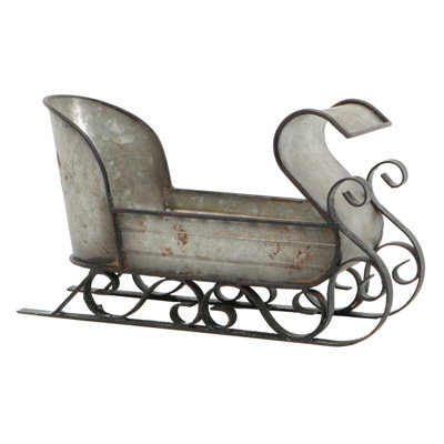 Large Metal Christmas Sleigh | Wayfair
