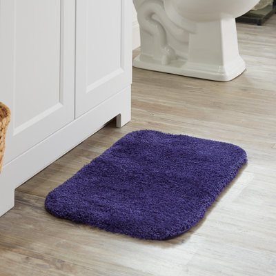 Purple Bath Rugs & Mats You'll Love | Wayfair