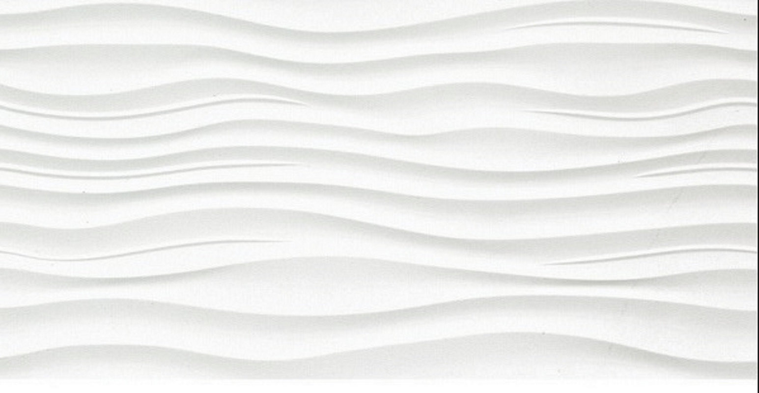 Emser Tile Surface 12 x 24 Porcelain Tile in Ripple White | Wayfair
