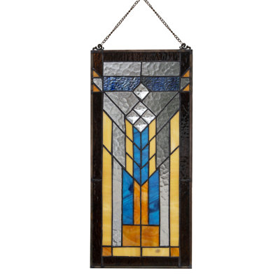 Rectangular Shaped Stained Glass Panels You'll Love | Wayfair