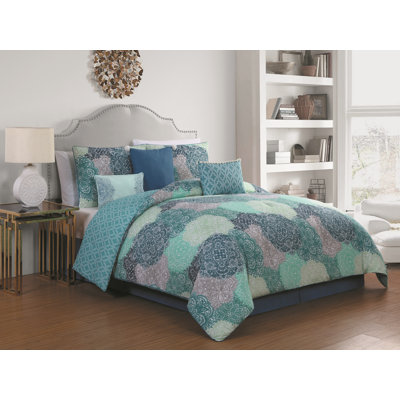 Teal Comforters You'll Love | Wayfair