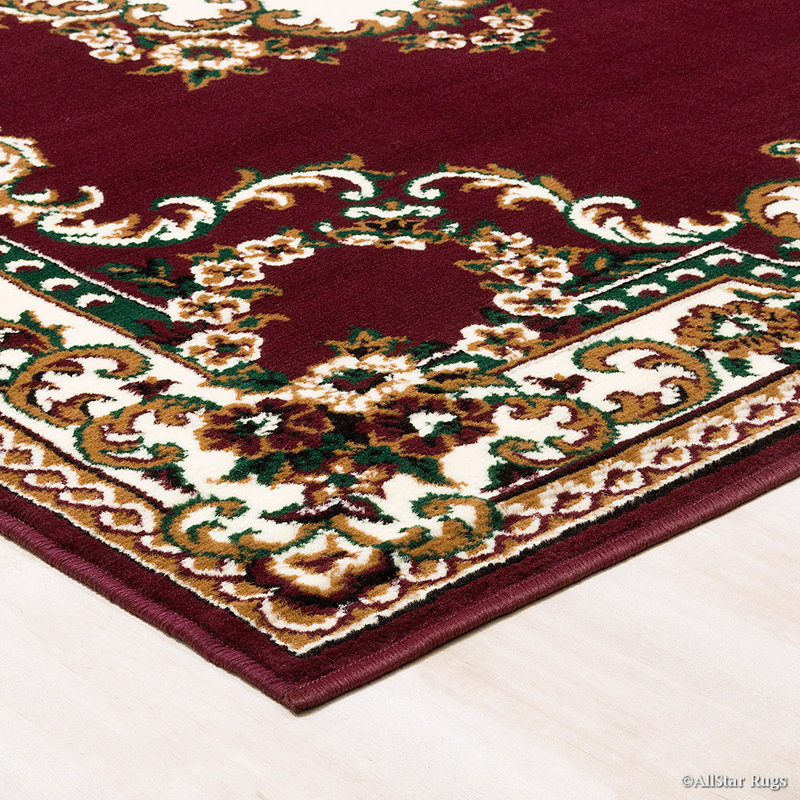 AllStar Rugs Burgundy Area Rug & Reviews | Wayfair