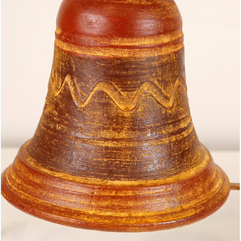 World Menagerie Cornelius San Luis Mission Clay Bell Garden Art | Wayfair