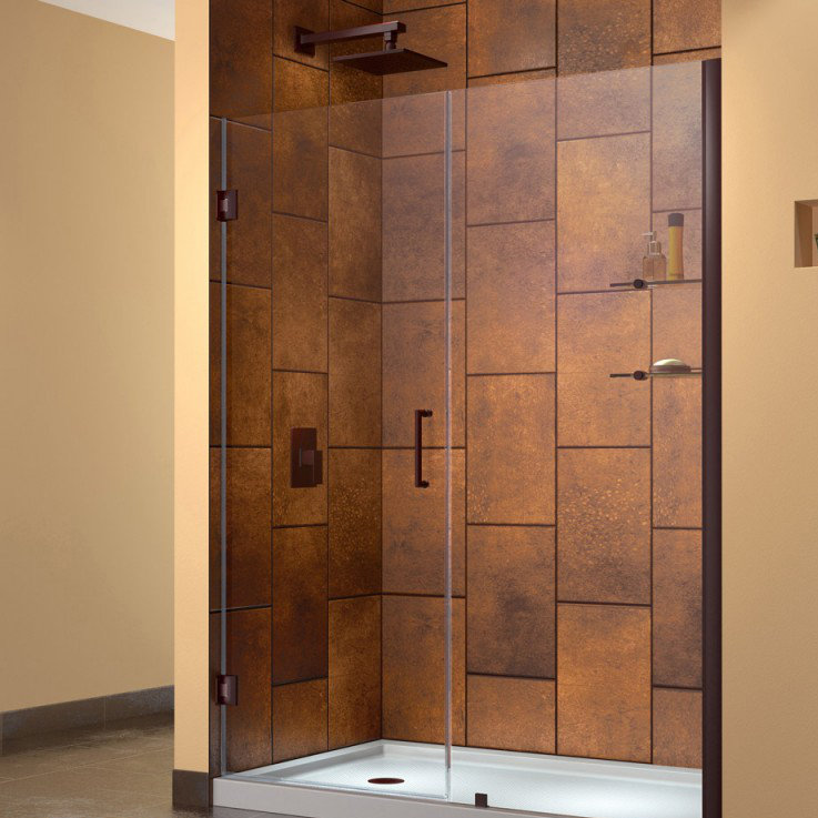 Dreamline Unidoor 54 X 72 Hinged Frameless Shower Door And Reviews