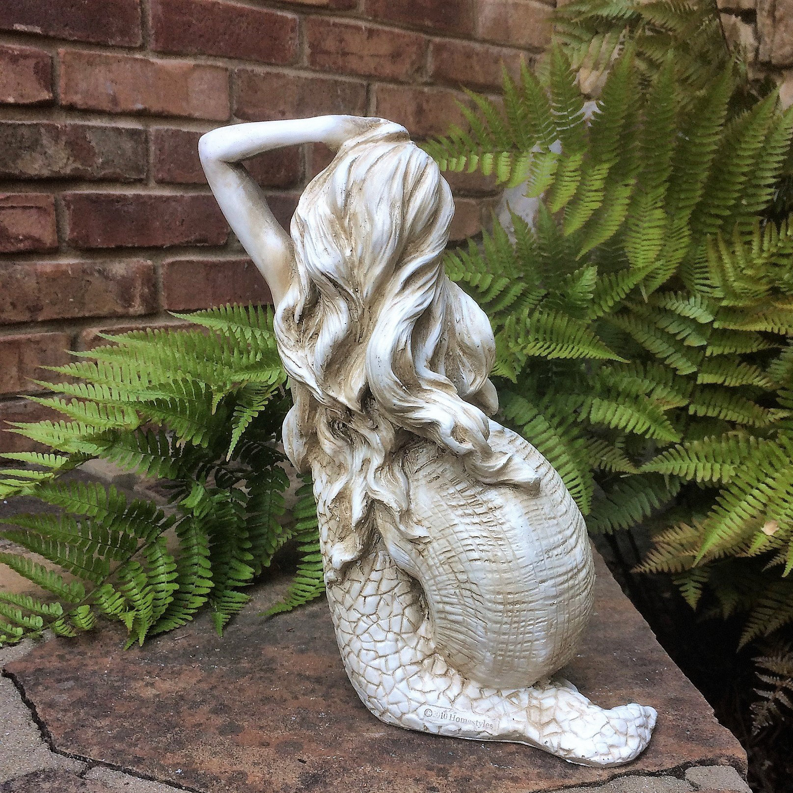 HomeStyles Life's a Beach Sea Nymph 'Thoosa' Shell Statue | Wayfair.ca