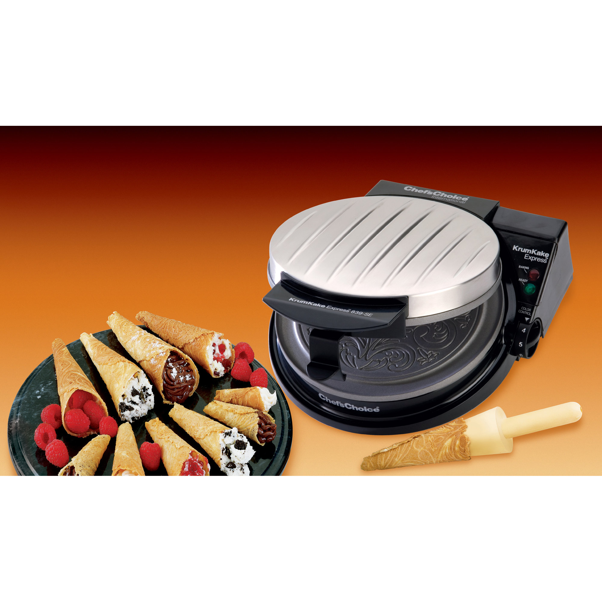 Chef's Choice KrumKake Maker with Rib Cover & Reviews | Wayfair