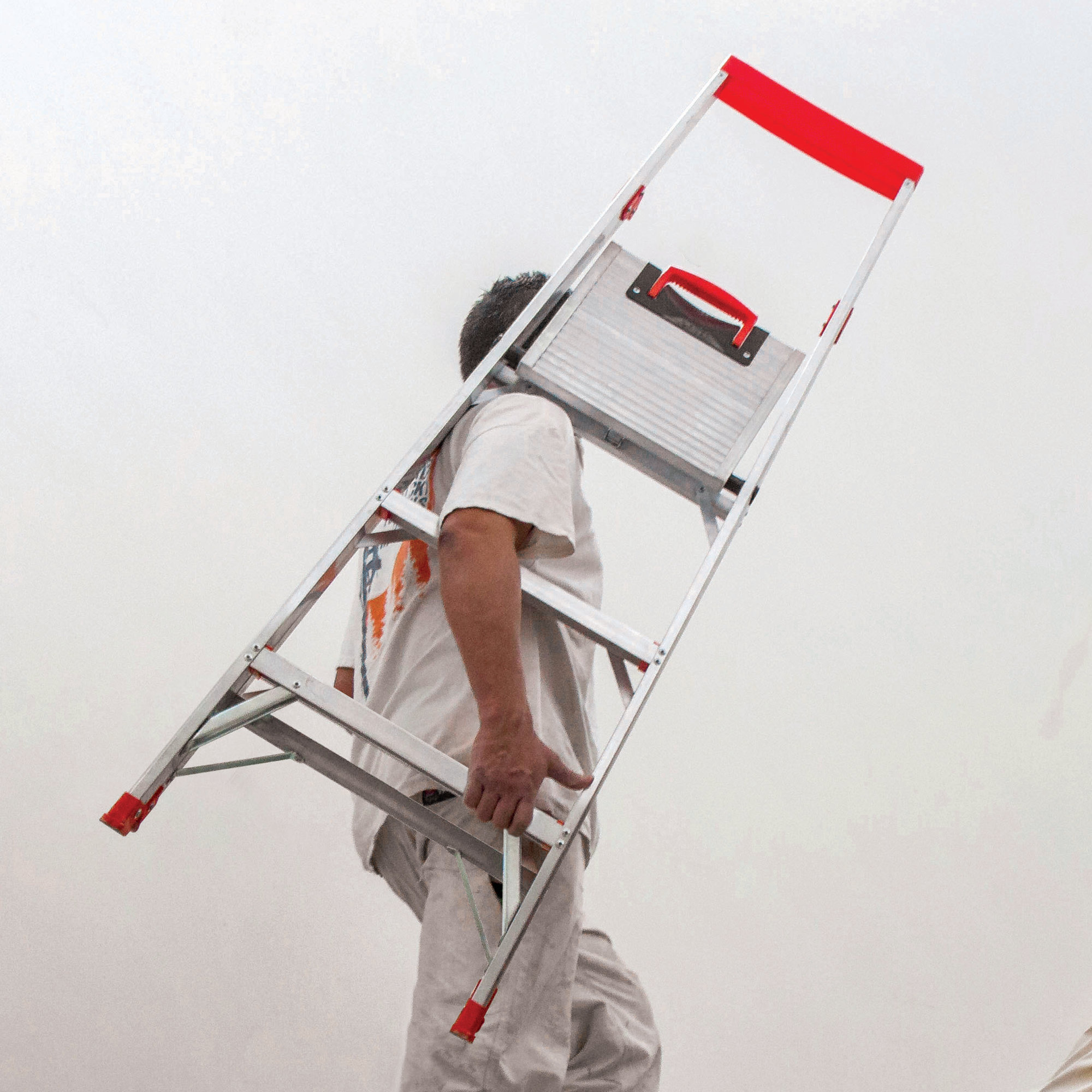 Little Giant Ladder 6.23 ft Aluminum Flip-N-Lite Type 1A Step Ladder ...