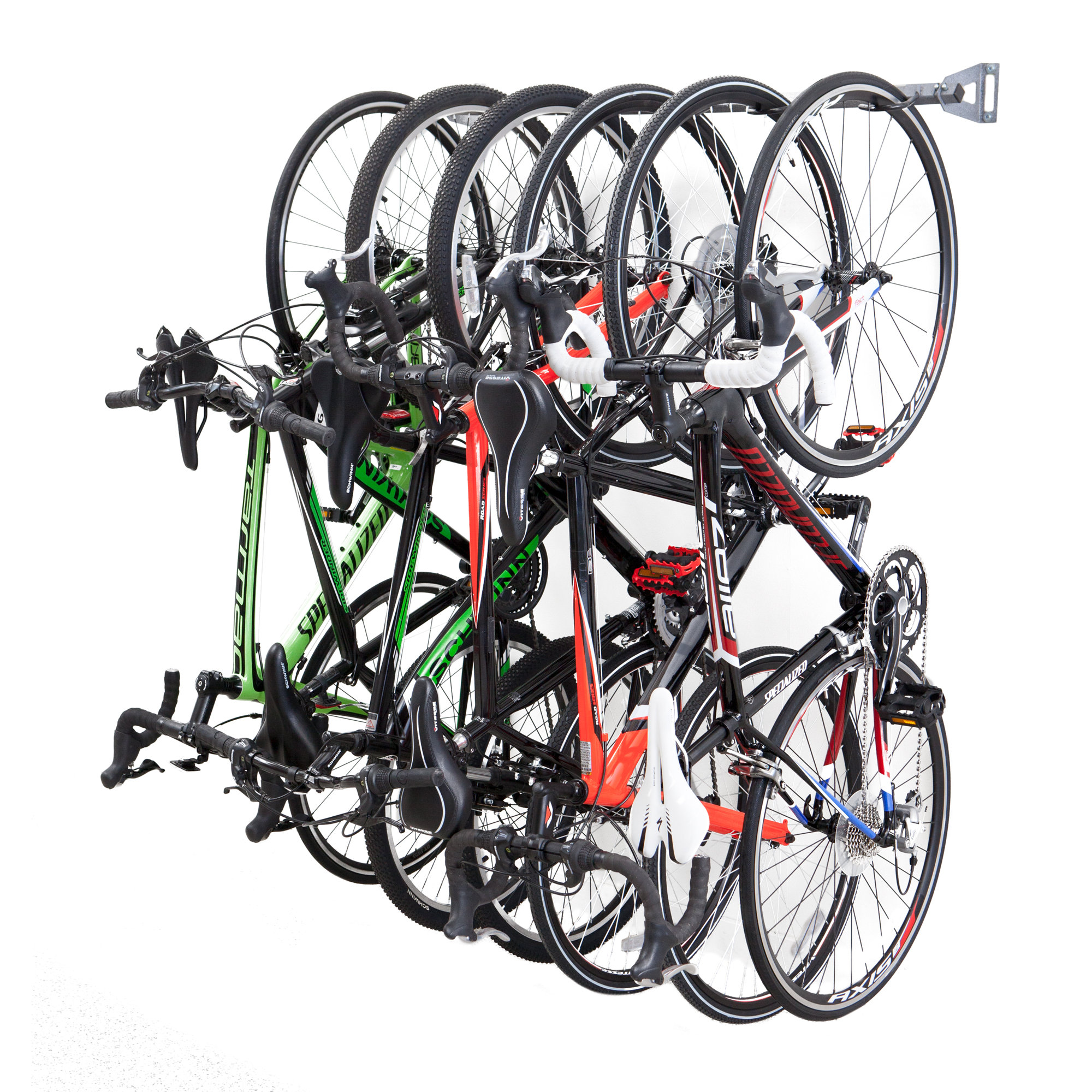 Monkey Bar 6 Bike Storage Wall Mounted Bike Rack & Reviews | Wayfair