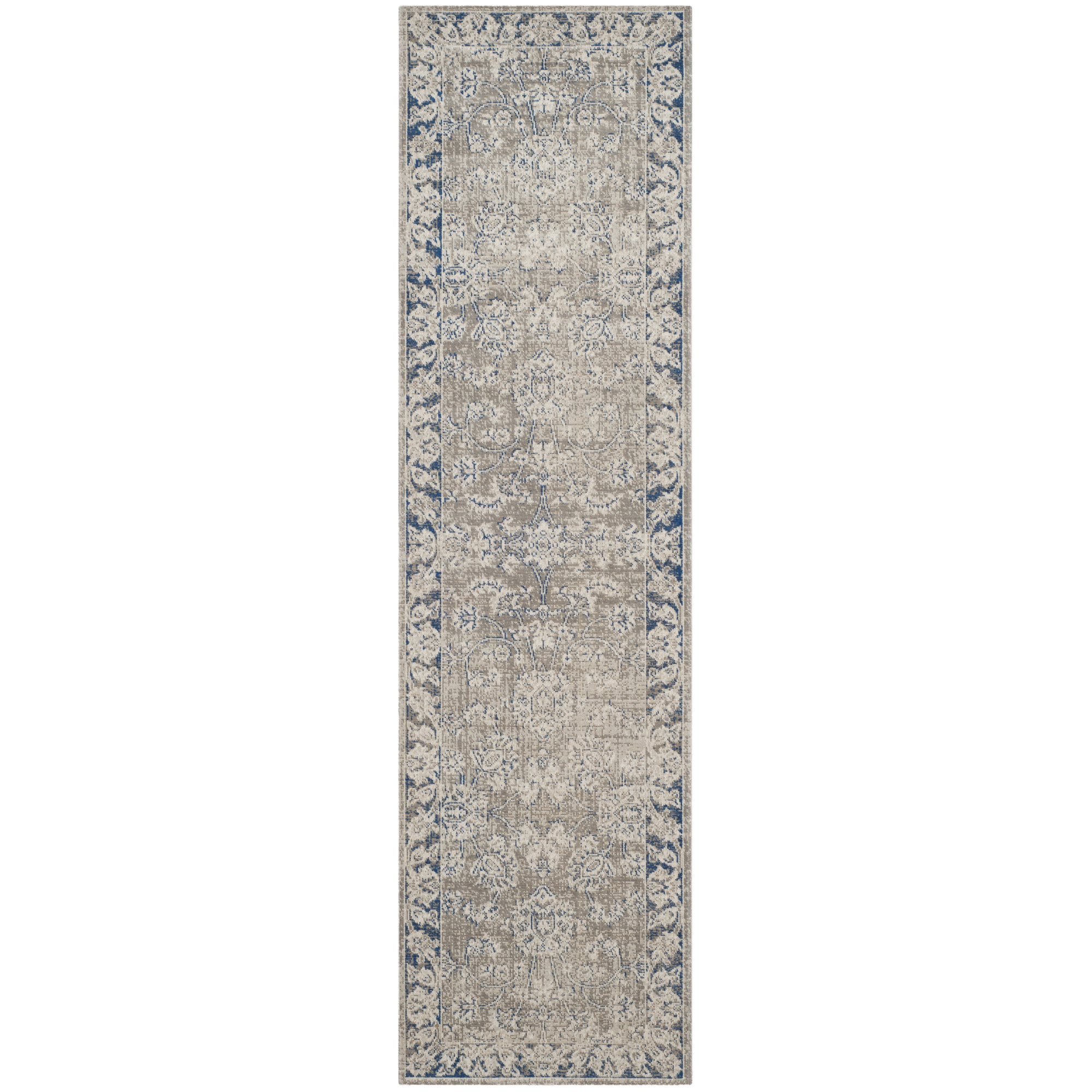 Lark Manor Palaiseur Taupeblue Area Rug And Reviews Wayfair