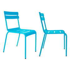 Blue Patio Dining Chairs You'll Love | Wayfair