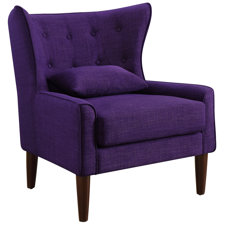Purple Accent Chairs You'll Love | Wayfair