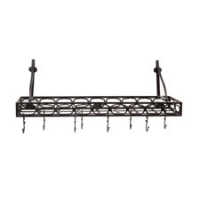 Wall Mounted Pot Racks You'll Love | Wayfair