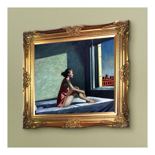 La Pastiche 'Morning Sun, 1952' by Edward Hopper Framed Painting Print ...