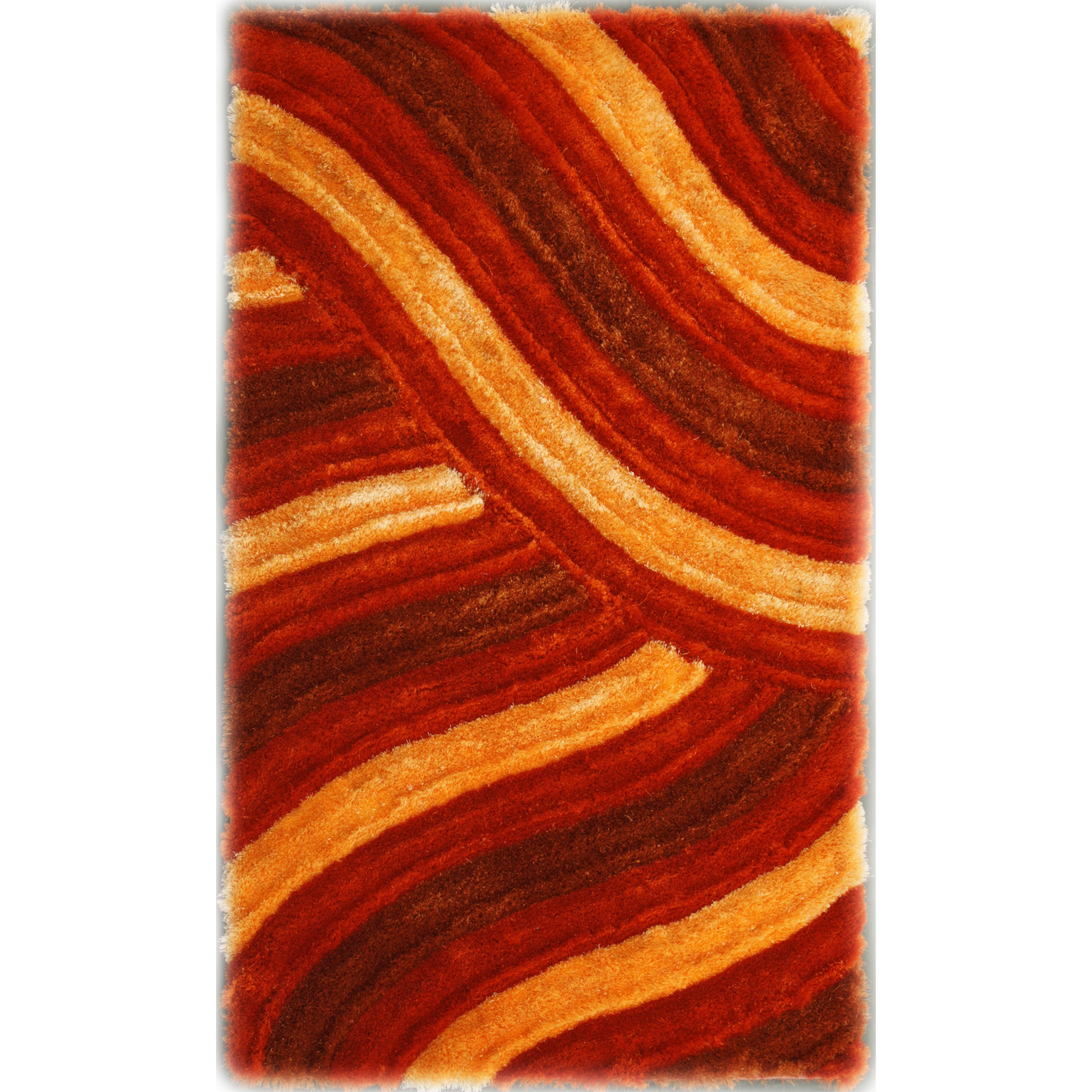 Noble House Bristol Multi-Colored Shag Area Rug | Wayfair